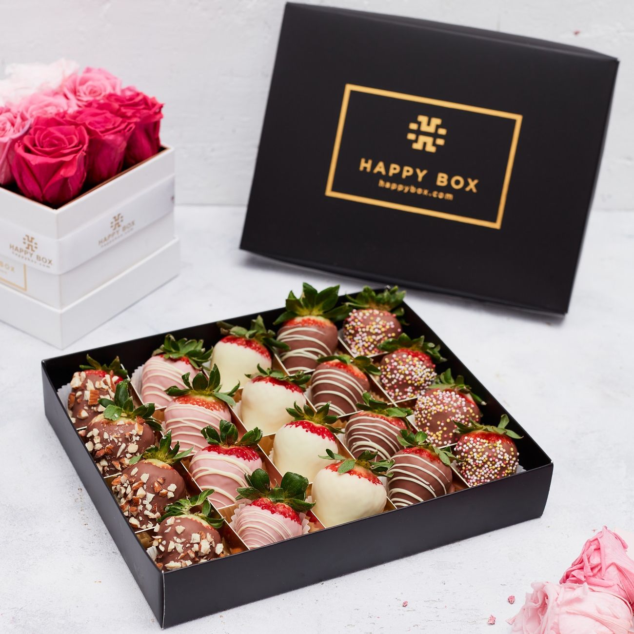 Fancy Gourmet Strawberries – HAPPY BOX